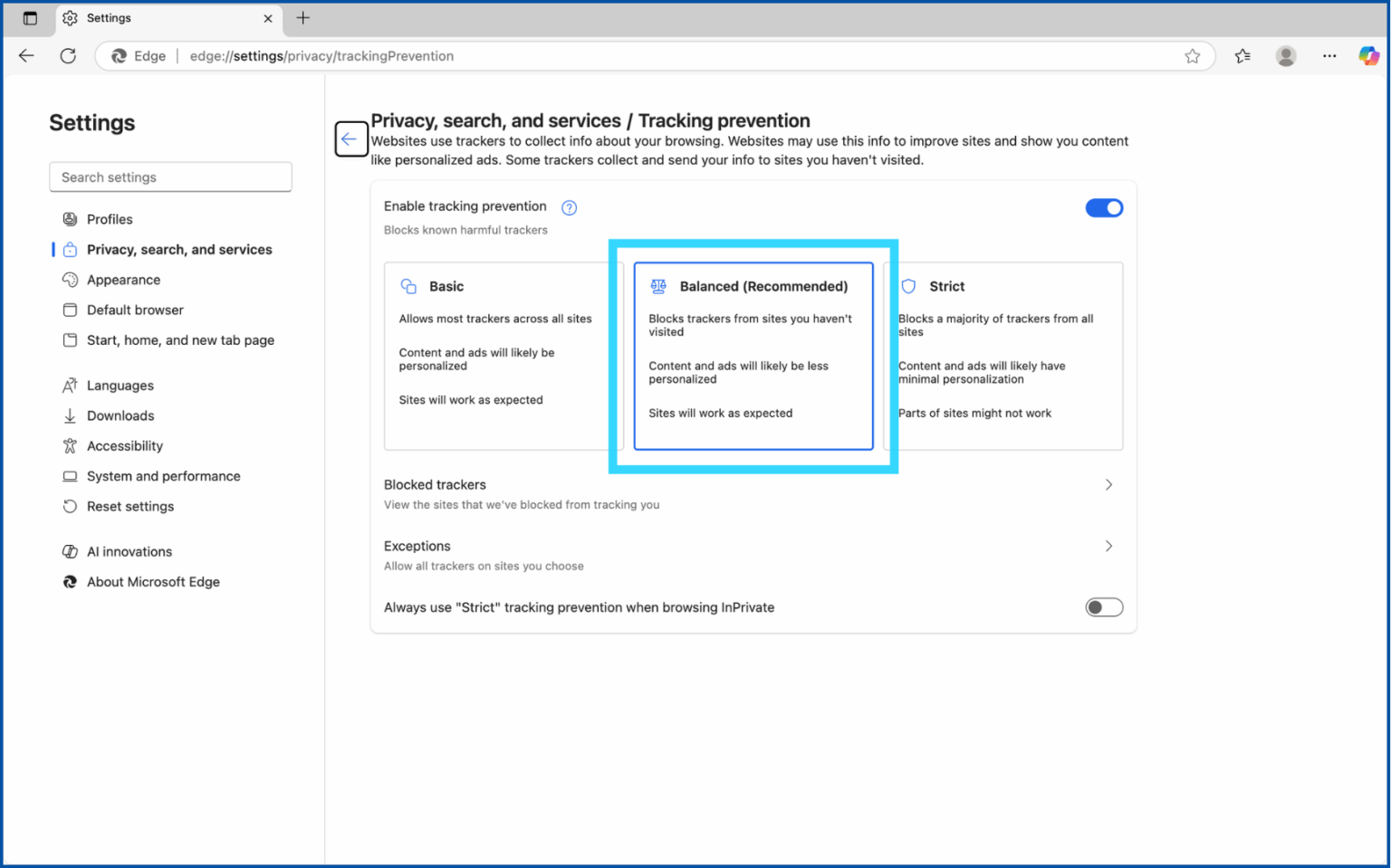 Web Browser Privacy Settings - The NAI: Network Advertising Initiative