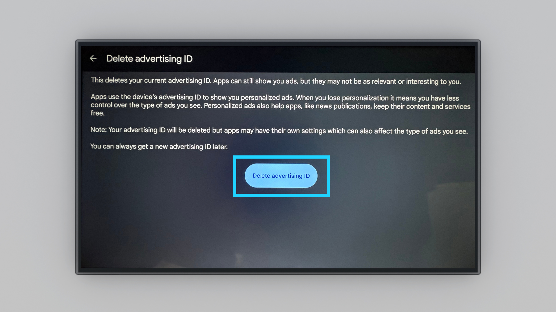 Advertising Privacy Settings on TVs & Streaming Devices - NAI: Network ...
