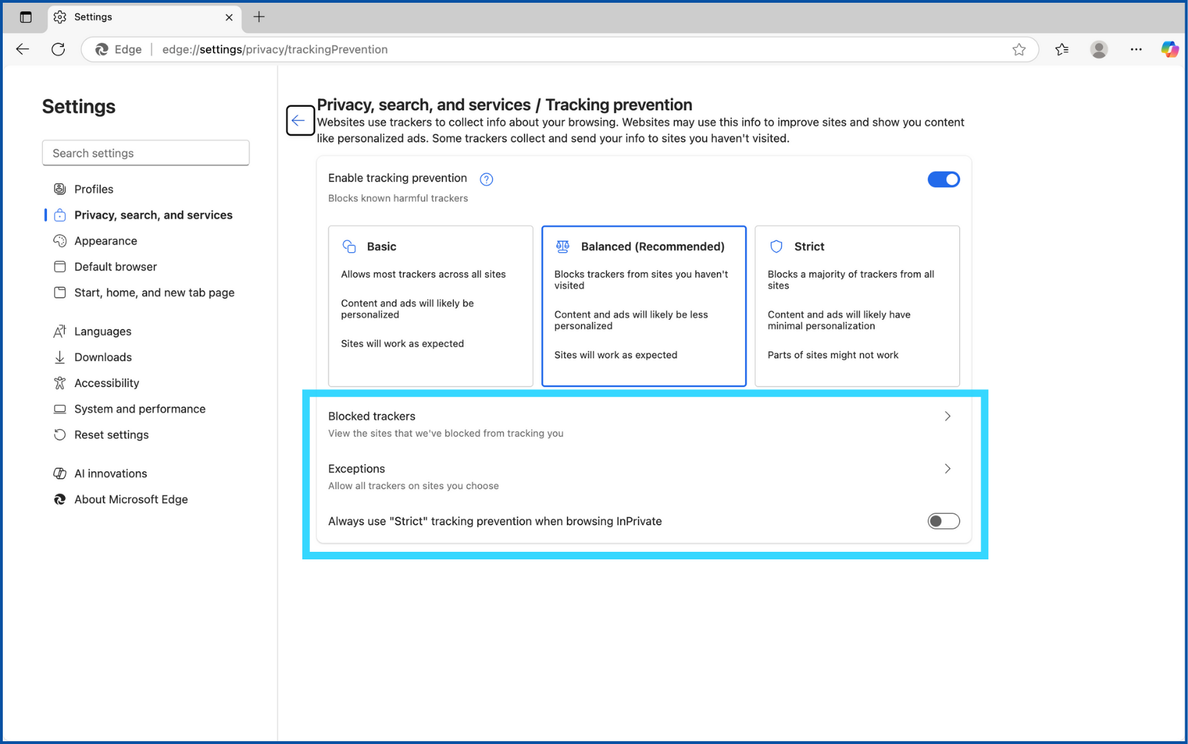 Web Browser Privacy Settings - The NAI: Network Advertising Initiative